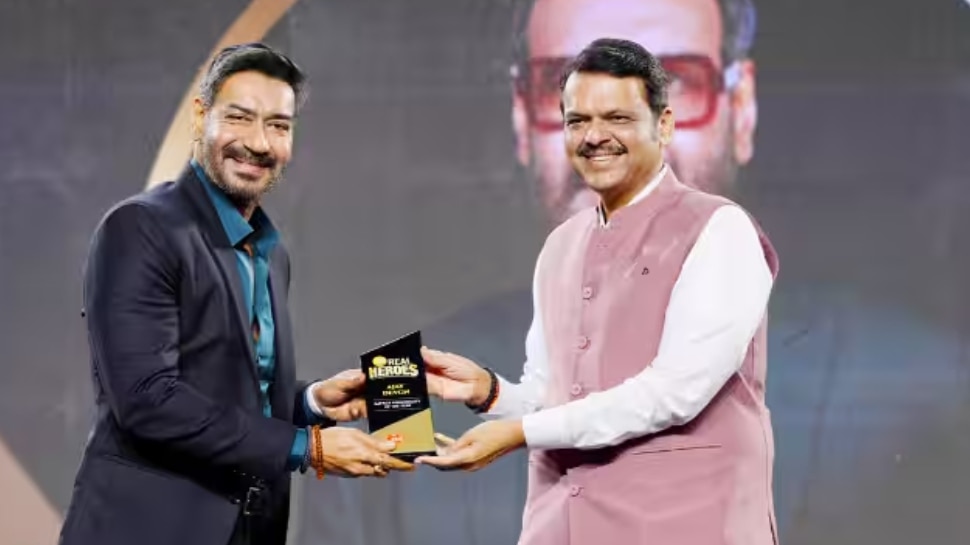 Zee Real Heroes Awards 2024 impact Personality of the Year award for Ajay Devgn | Zee Real ...