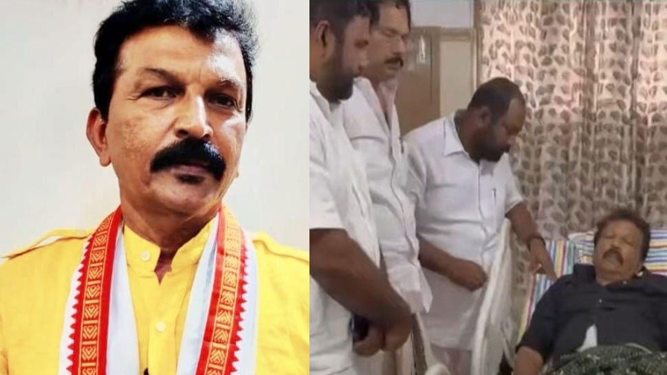 Congress Leader PV Mohanans Injured In A Car Accident at Kochi l കോ ...