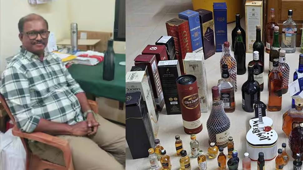 74 bottle Alcohol found from Ernakulam RTO house who got arrested in ...