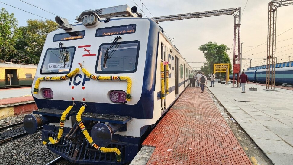 Chennai Beach To Chengalpattu AC Suburban Train Service Begins Timings Ticket Price Route Stops ...