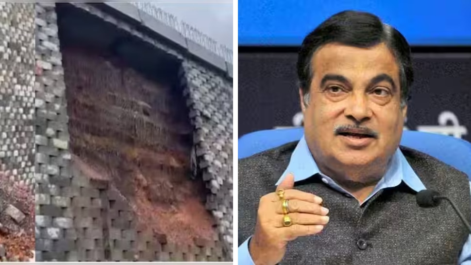 Kerala NH Road Collapse strict actions by union minister nitin-gadkari Project Director ...