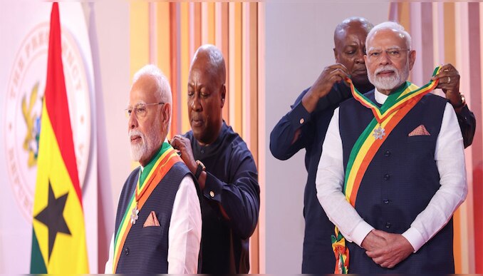 PM Modi says ‘matter of immense pride’ on receiving Ghana's highest civilian honour ...