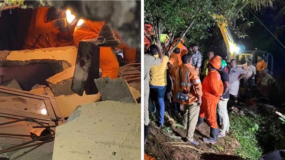 Adimali landslide One of the rescued couple dies rescue operation lasts ...