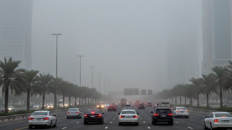 Thick fog surrounds UAE as safety alert over zero visibility | UAE Fog ...