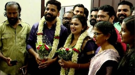 CPM leader PM Arsho and K Vidya get married today at Thrikaripur Sub ...