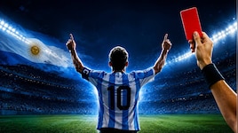 Is Referee Biased Towards Messi? Red Card Controversy Sparks Fury ...
