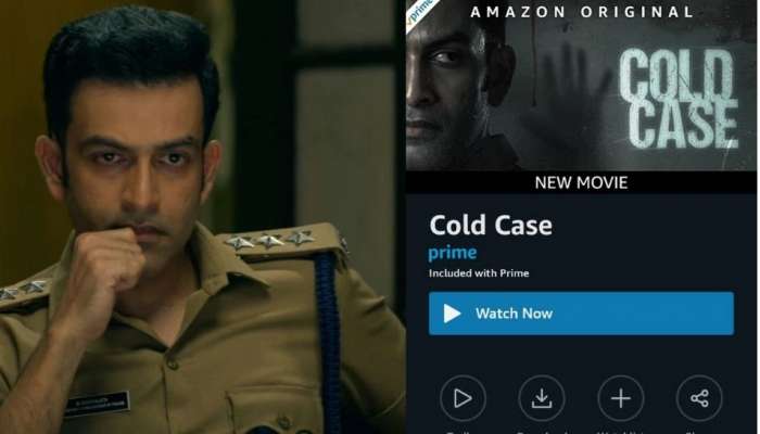Prithviraj starring movie cold case released in amazon prime video ...